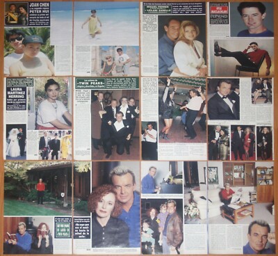 TWIN PEAKS TV SERIES clippings Joan Chen Kyle Maclachlan Laura Harring ...
