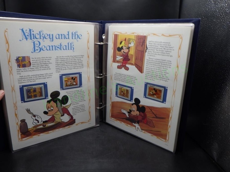 Vintage 1990 Classic Disney Movie Binder Collector Panels Complete w 35 ...