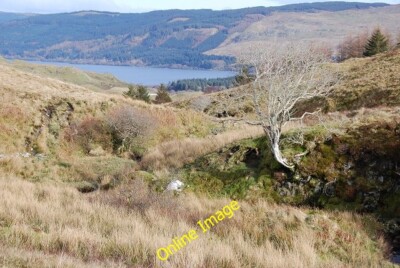 Photo 6x4 Allt na Cill Ford/NM8603 Looking downhill towards Loch Awe ...