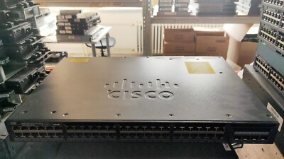 Cisco WS-C3650-48FQM-L Catalyst 3650 Switch Stackable 48 10/100/1000 ...