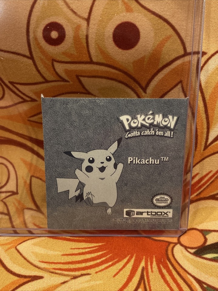 Vintage 1999 Artbox Pokemon Sticker Rare Series 1 PRIZM #PR32 Shocking ...