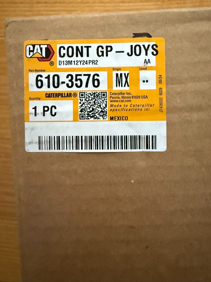 Caterpillar Operator Joystick 610-3576. Genuine Cat 6103576 Operator ...