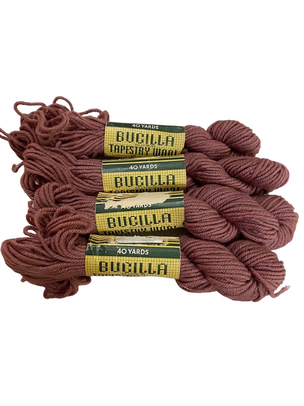 Bucilla Tapestry Wool Medium Brown 4 Skeins | eBay