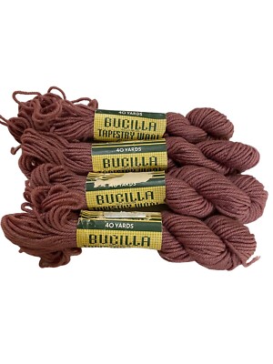 Bucilla Tapestry Wool Medium Brown 4 Skeins | eBay