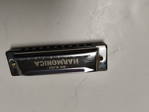 Vintage Harmonica Big Blues Musical Instrument 10 hole | eBay