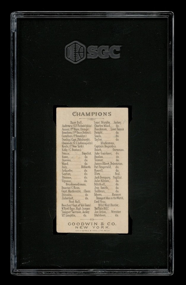 1888 N162 Goodwin Champions Set-Break Ed Andrews SGC 4.5 VG EX+ | eBay