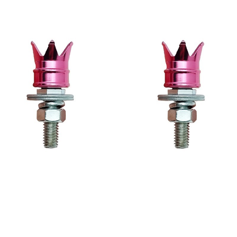 Crown Design Aluminum Alloy License Plate Screws M6 Thread for Vehicles ...