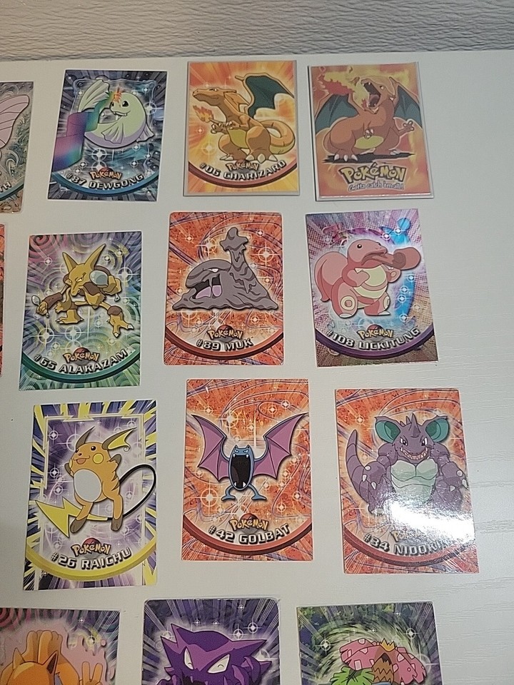 Charizard E6 Foil Topps 1999 Holo Blue Logo + 06 Tops Charzard Lot Of ...