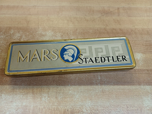 Mars J.S. Staedtler Vintage Metal Pencil Box Made in Germany With ...