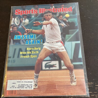 Sports Illustrated Bjorn Borg French Open 6/15/1981 | eBay
