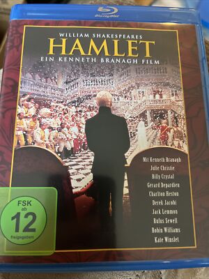 Hamlet (Blu-ray) Branagh Kenneth Jacobi Derek Williams Robin Depardieu ...