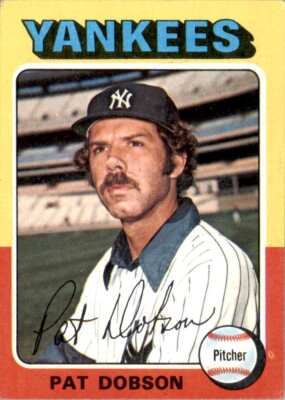1975 Topps Baseball Pat Dobson (E) New York Yankees #44 | eBay