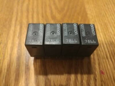 Lot of 4, Omron 7866 Relay, Saturn GMC Chevy & Pontiac 12077866 OEM ...