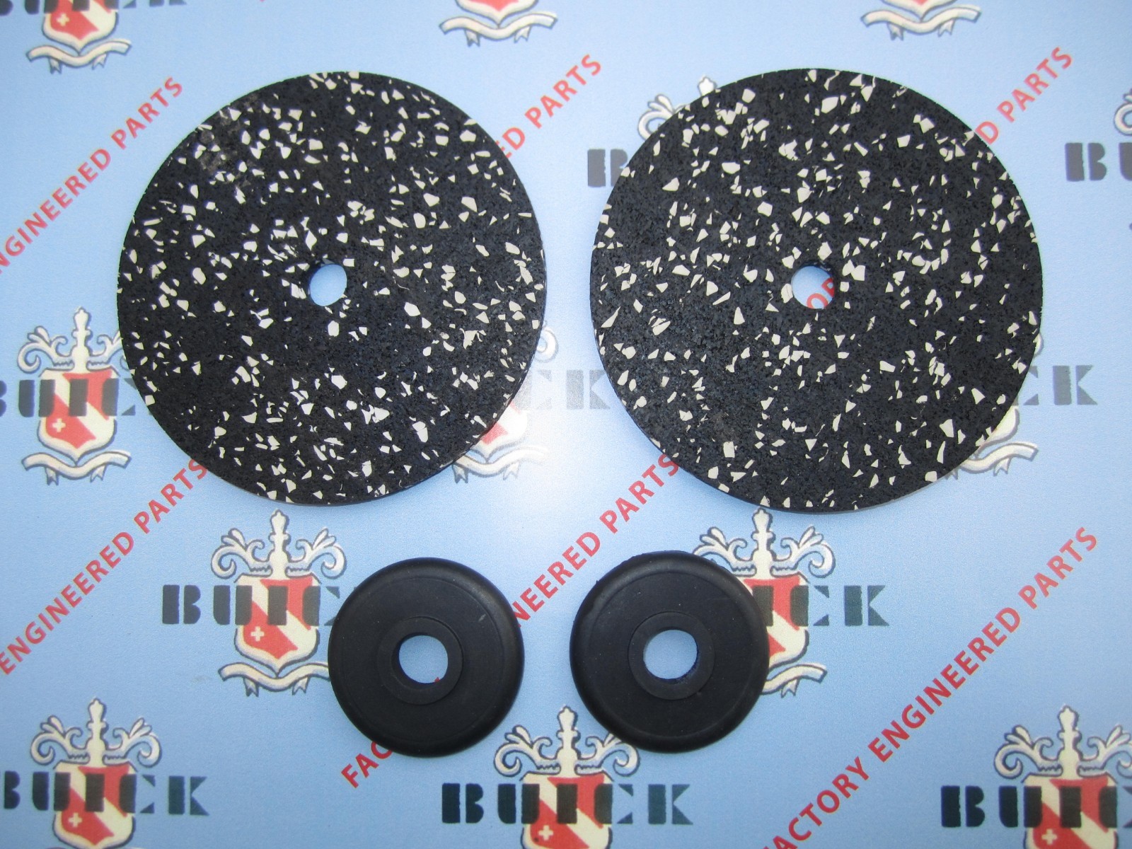 1938-1958 Buick Rear Coil Spring Upper Insulators & Clamp Bolt ...