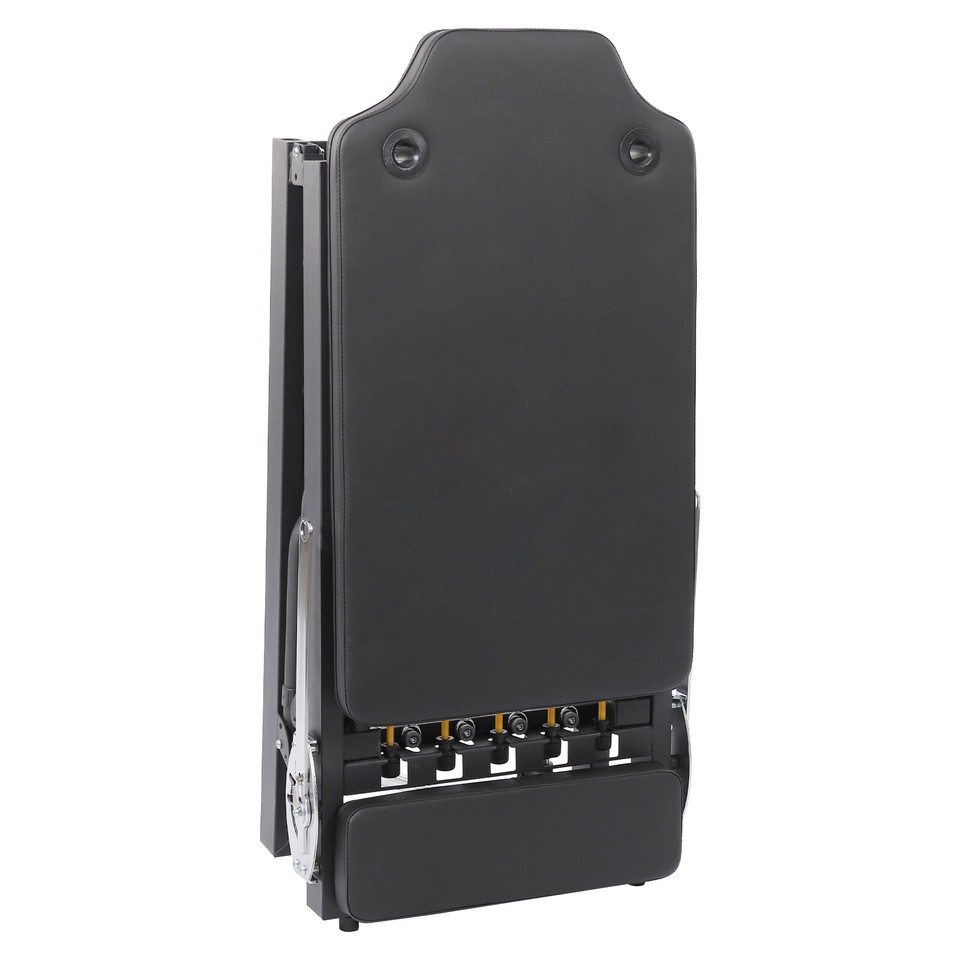 Foldable Pilates Reformer Workout Machine Cardio Fitness Full Body Yoga ...