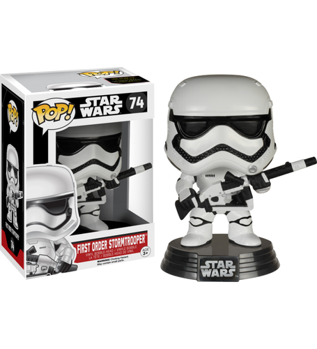 Star Wars - First Order Stormtrooper #74 FUNKO Pop Vinyl Figure *NEW ...