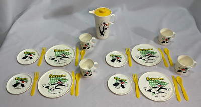 Vintage 1997 Looney Tunes Sylvester & Tweety Bird 'Toon Party Tea ...