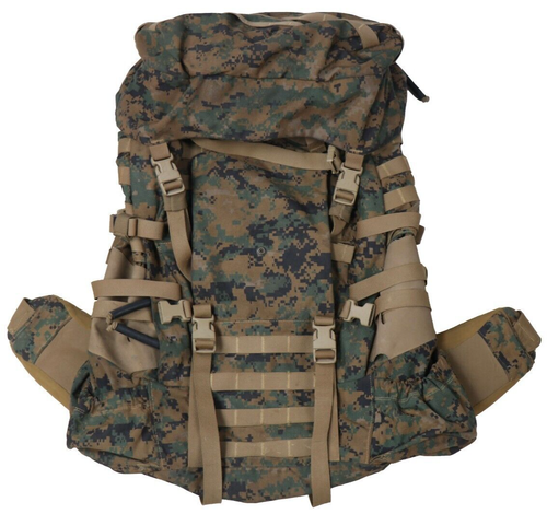 USMC GEN 2 Marpat Tan Woodland ILBE Main Pack w Lid Belt COMPLETE ...