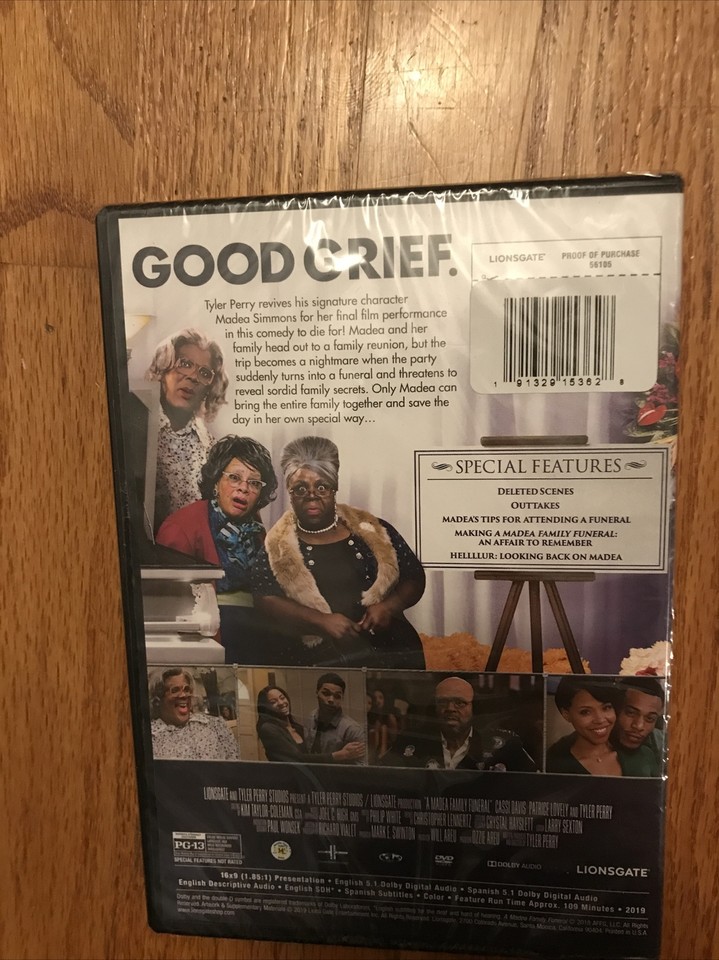 Tyler Perry's A Madea Family Funeral DVD New Sealed 31398302674| eBay