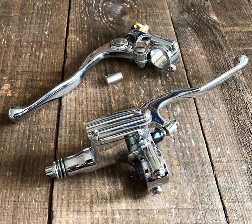 Bobber Chopper Front Brake Master Cylinder Clutch Lever set 1 ...