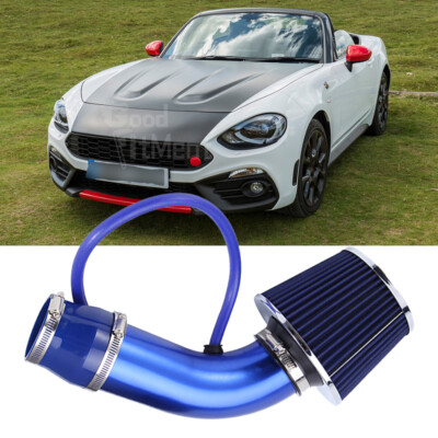 3" 76mm Cold Air Intake Filter Induction Pipe Hose System For Fiat 124 ...