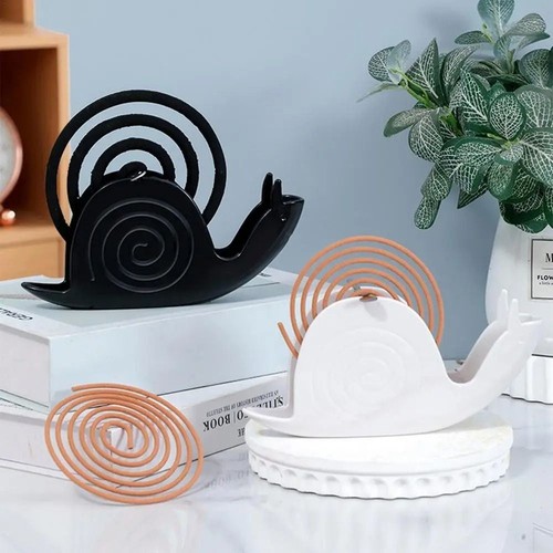 White Black Mosquito Coil Tray Ash Storage Rack Home Bedroom Decoration ...
