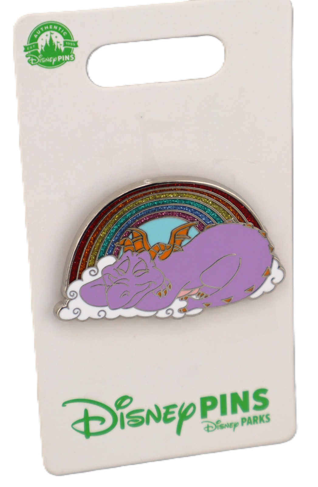 Disney Parks Epcot Figment Sleeping Cloud Glitter Rainbow Pin | eBay