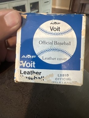 AMF VOIT OFFICIAL BASEBALL LEATHER COVER LBB10 Little league Vintage ...
