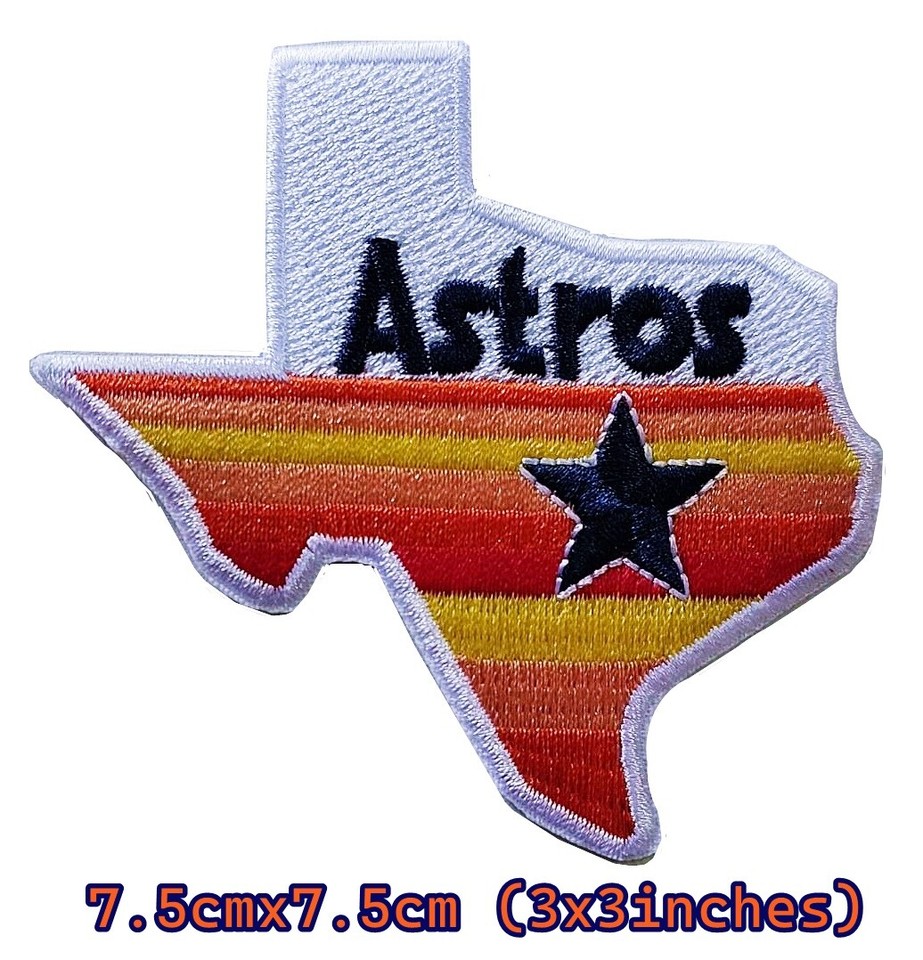 HOUSTON ASTROS BASEBALL PATCHES Embroidery MLB/logo iron&Sewing on ...