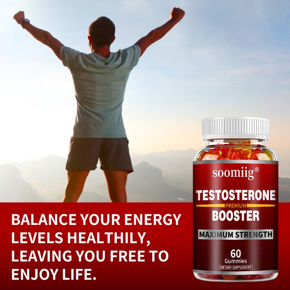 Testosterone Booster Gummies - Boost Mood And Energy, Enhance ...