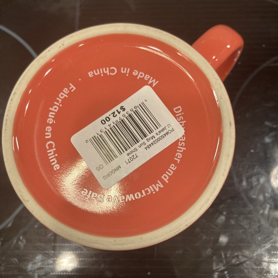 Shine Mug Coffee Tea - Unplug- Jake's Mug - Orangey,pink,peachy color ...