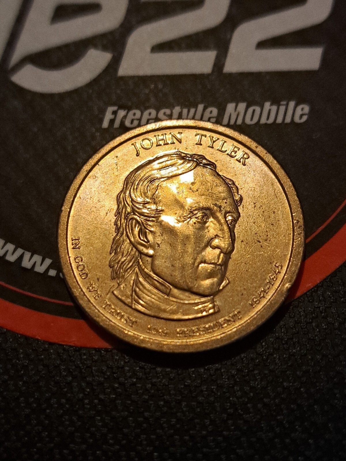 2009 D JOHN TYLER $1 DOLLAR PRESIDENTIAL COIN 1841 - 1845 ONE OF A KIND ...