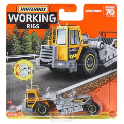 Matchbox - 2023 Working Rigs 9/16 MBX Road Scraper (BBHLM96) | eBay