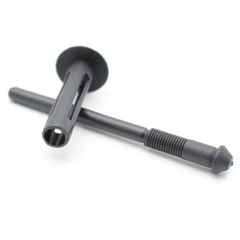 100X Plastic Flare Rivets Push Pin Clips Fender Wheel Arch Fastener OE ...