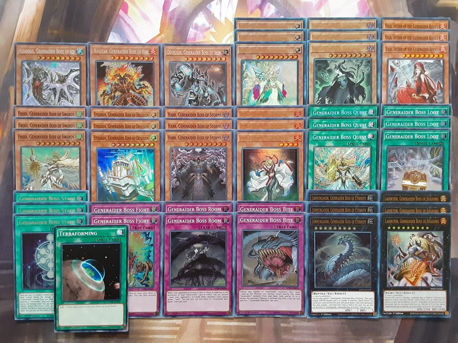Yugioh Complete Generaider Deck 46 Cards Boss Stage Mardel Loptr **HOT ...