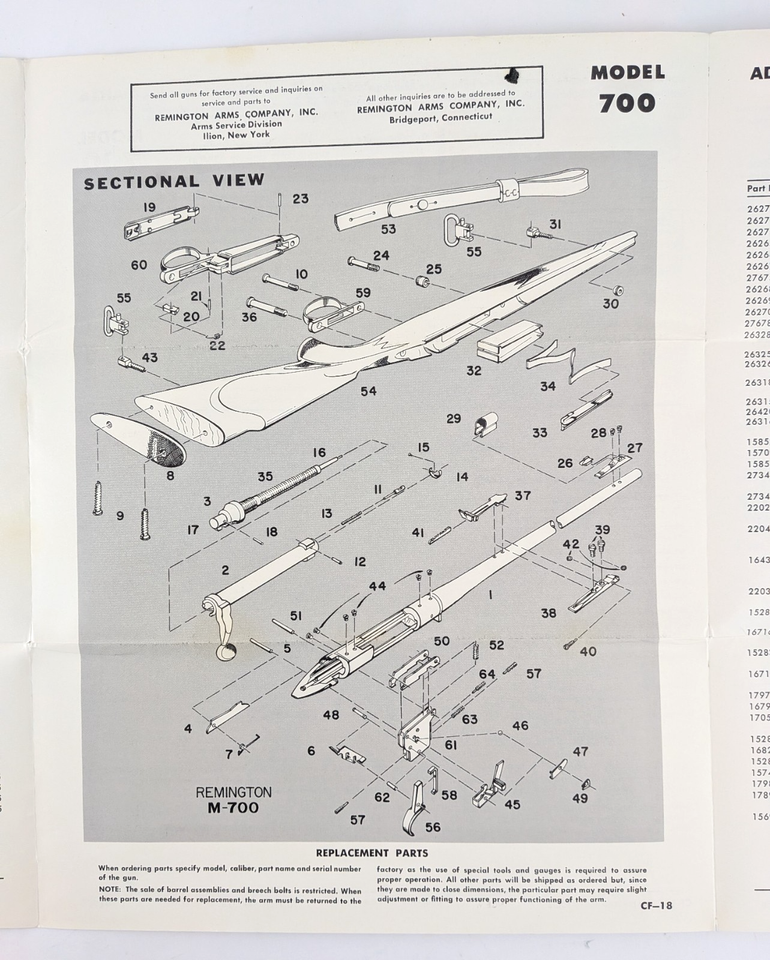 Vintage Remington Instruction Manual Folders, Models 742 700 760 552 ...