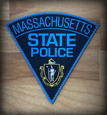 Massachusetts State Police Hook and Loop PVC patch TRADITIONAL | eBay