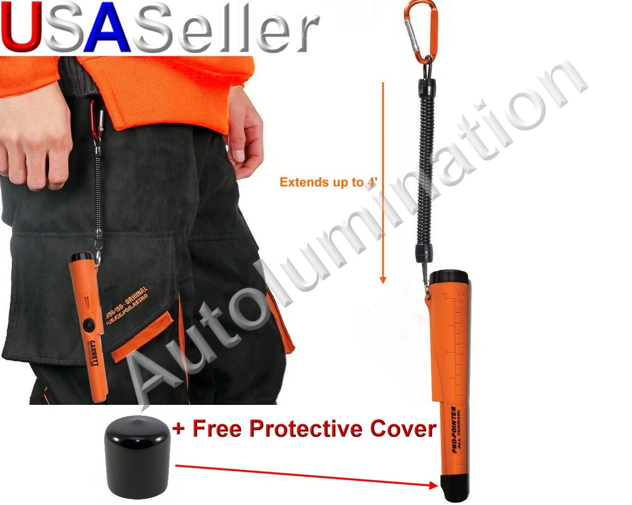 Fits Garrett Pro-Pointer AT Pinpointer Metal Detector Tool Lanyard Tip ...