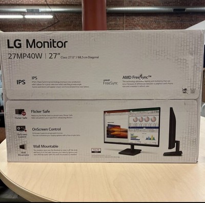 LG 27MP40W-B 27 in Widescreen IPS LCD Monitor New Sealed Fast Shipping ...