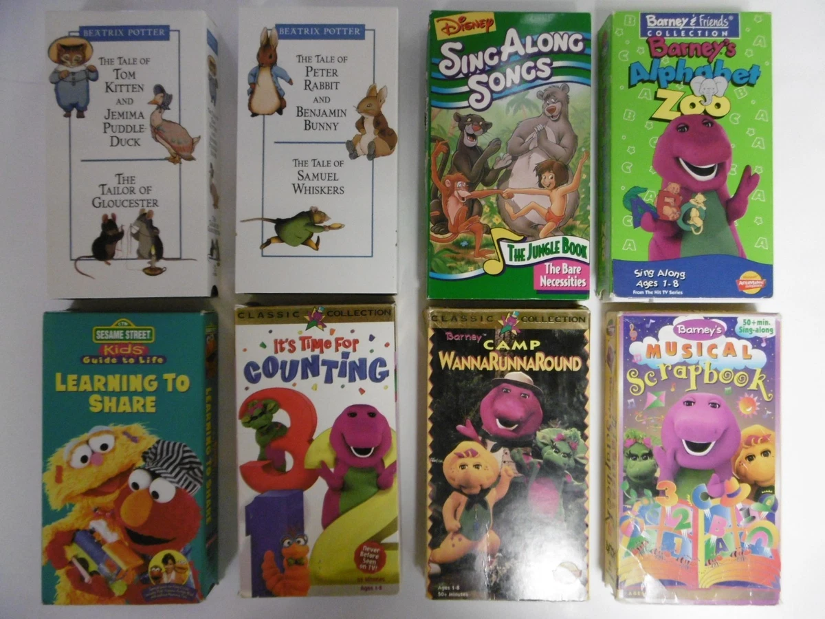 Sesame Street Vhs Lot