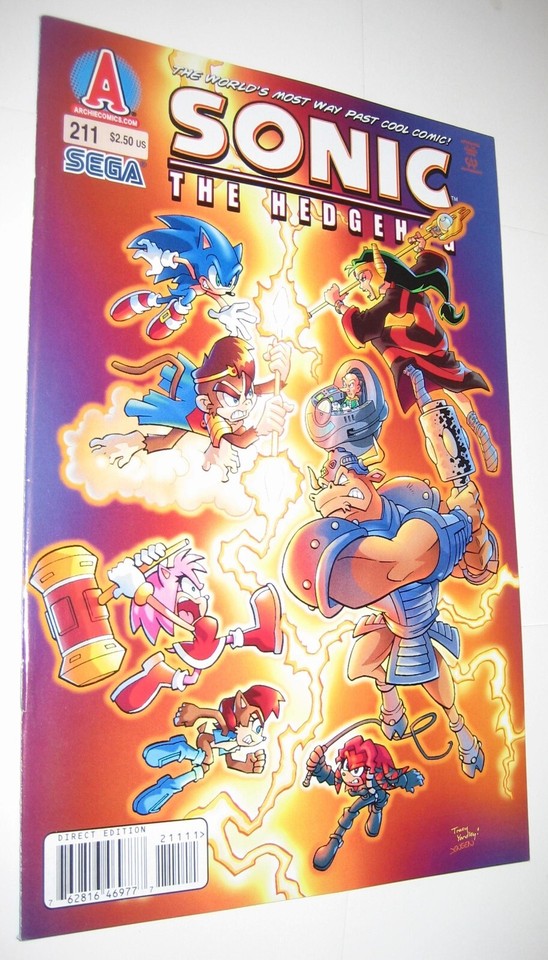 Sonic the Hedgehog 211 NM Archie Ian Flynn Steven Butler Nicole Sega ...
