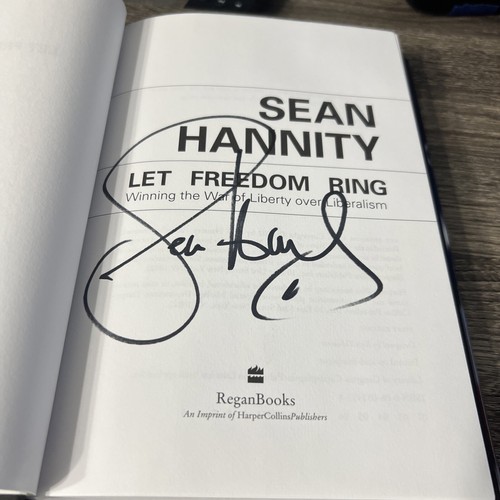Sean Hannity Book “Let Freedom Ring” Signed 1st Edition HC DJ Fox News ...