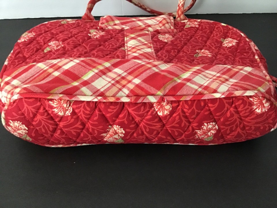 Vtg. Ten Bears Red Quilted Hand Bag/Purse | eBay