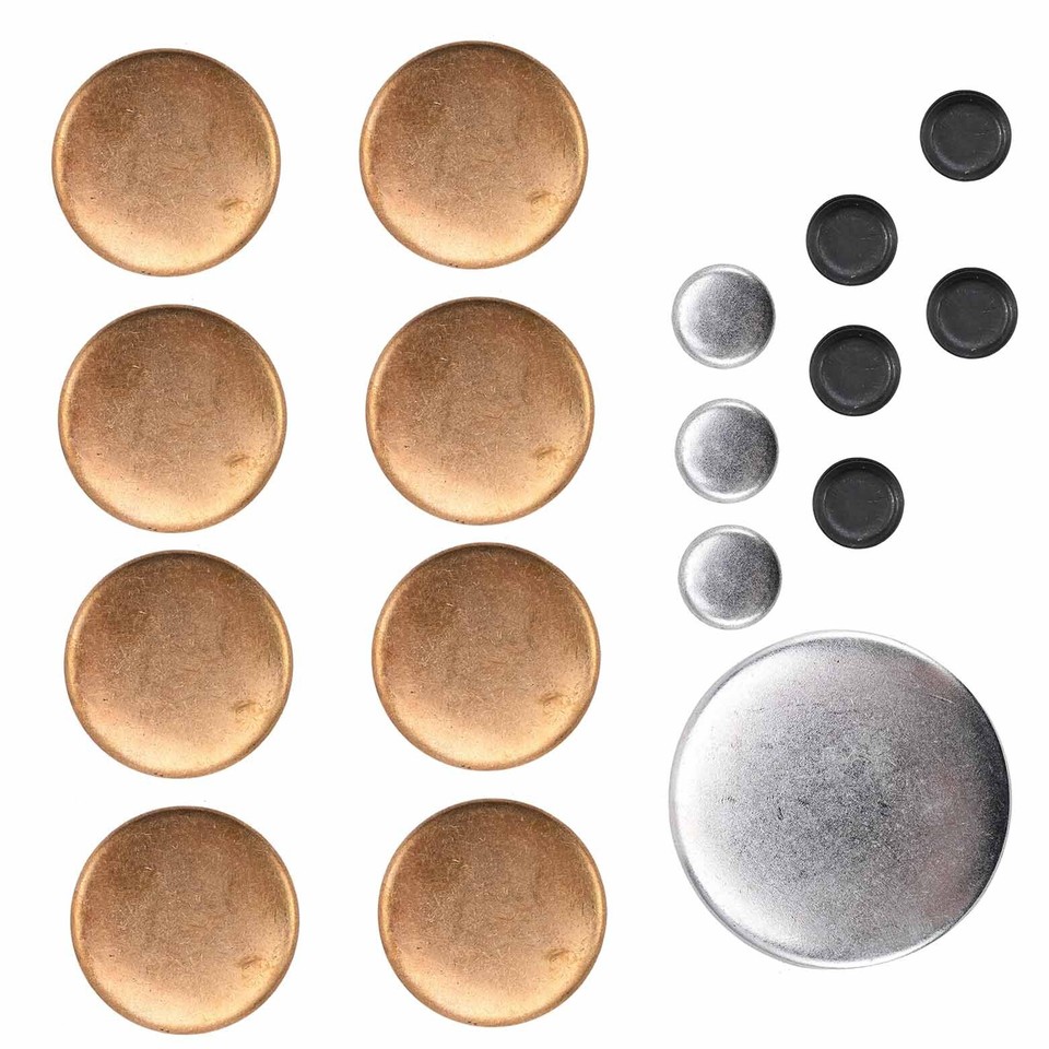 FOR SBC Chevy Brass Freeze Frost Plug Kit Small Block 283 305 327 350 ...