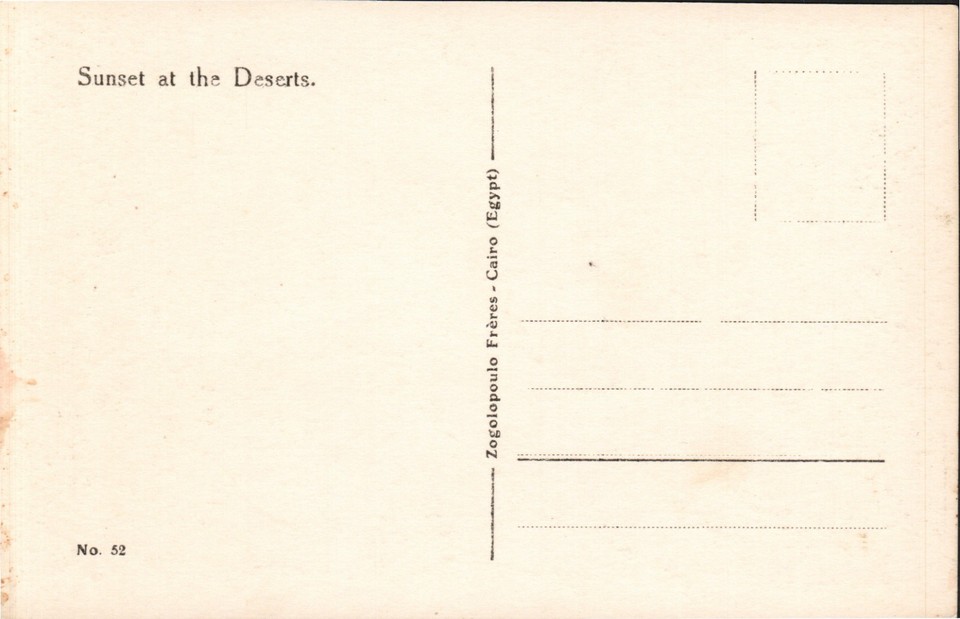 Cairo - Sunset at the Desert - Camel Pyramids - EGYPT Postcard | eBay