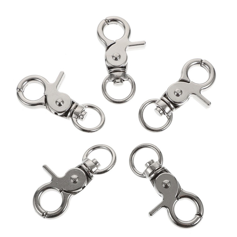 5 Pcs Heavy Duty Steel Cage Latch Hook Lock Spring Buckle for Bird ...