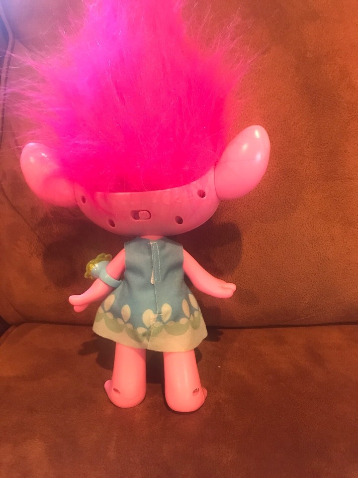 Poppy TROLL DOLL Talking Singing Lights and Music Glowing Hair | eBay
