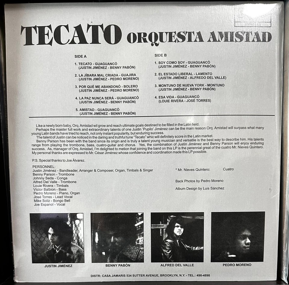ORQUESTA AMISTAD - TECATO | eBay