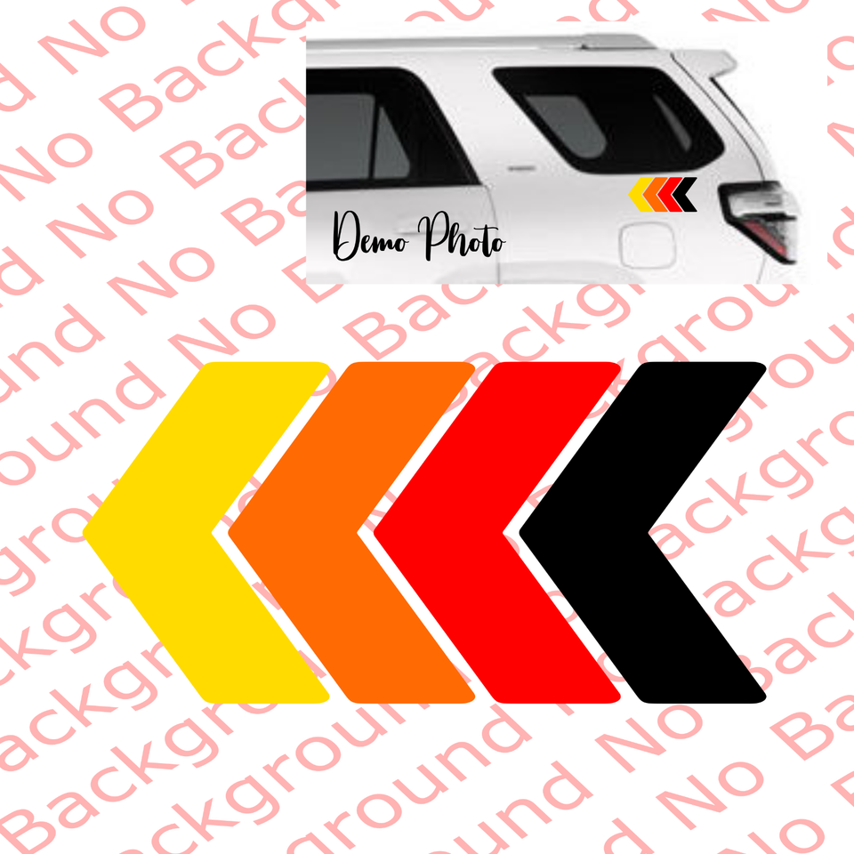 Arrow Heritage Stripe Vinyl Decal Sticker Fits RETRO RAV4 4RUNNER ...