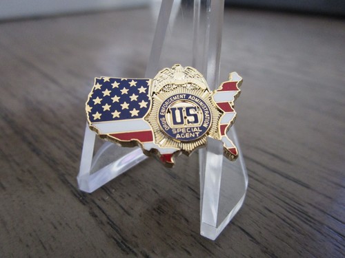 DOJ DEA Drug Enforcement Administration Special Agent Lapel Pin #889R ...